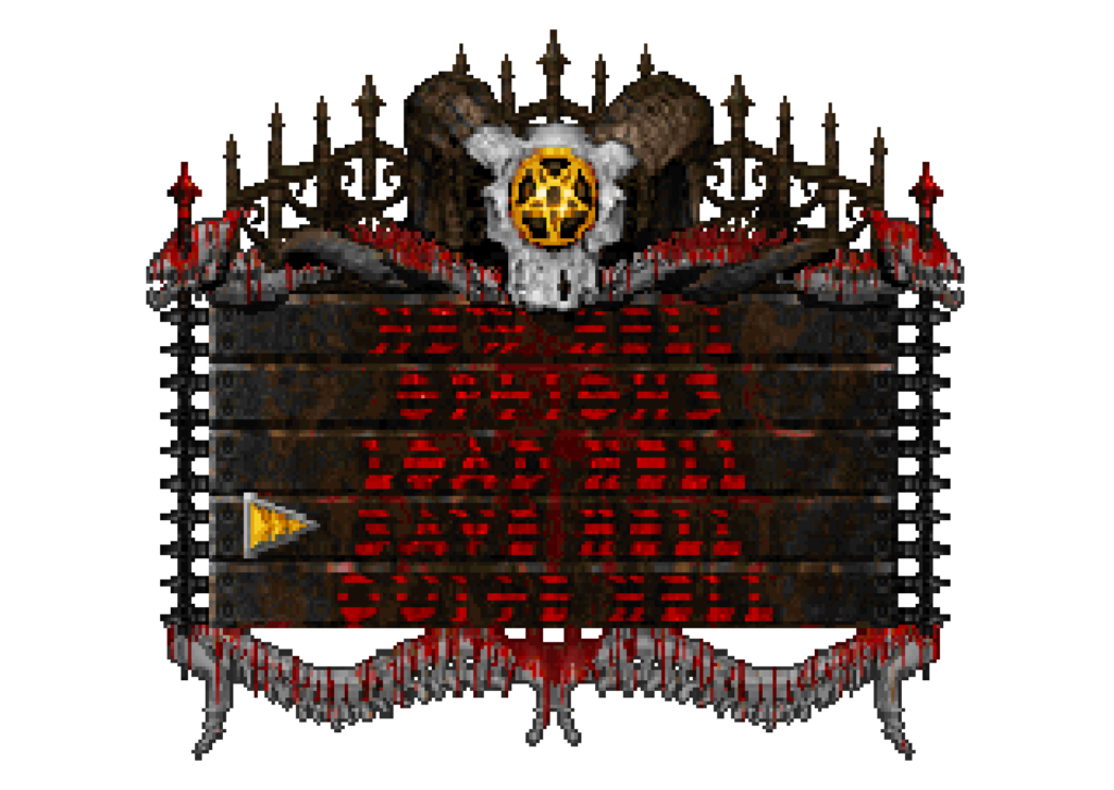 Doom Menu Graphics - Andrik Powell